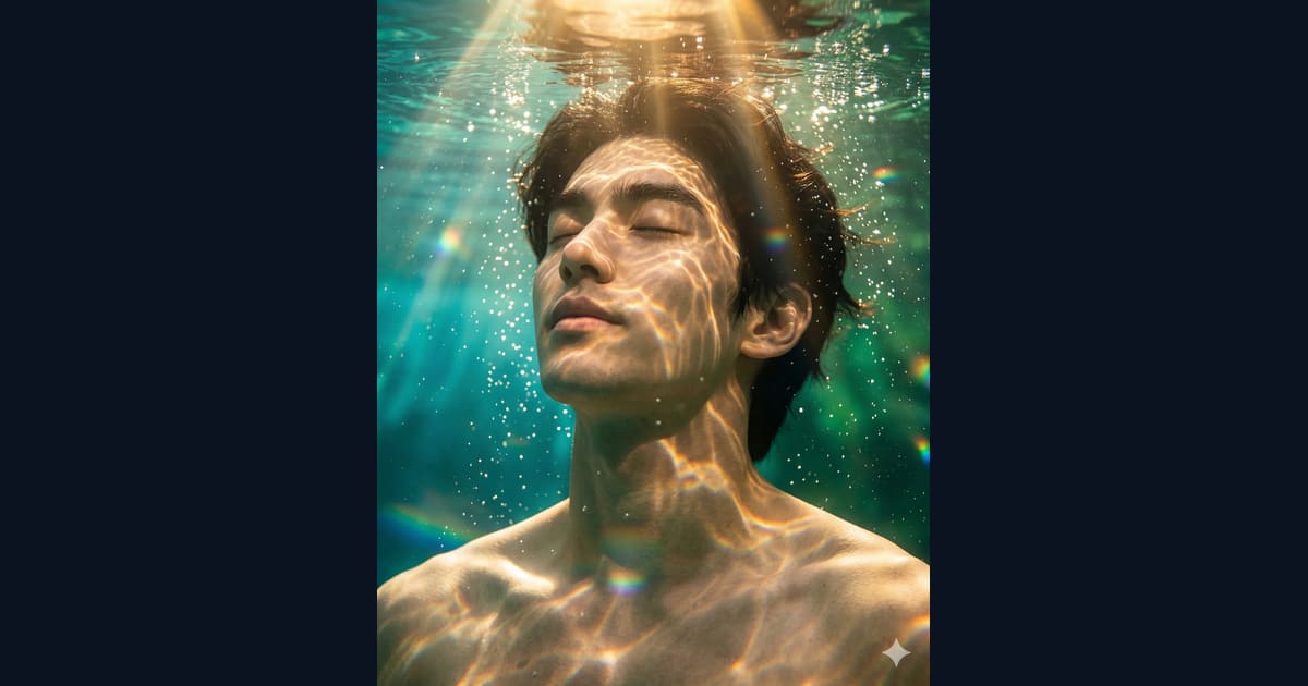 Conceptual Art Prompt | Ethereal Underwater Portrait