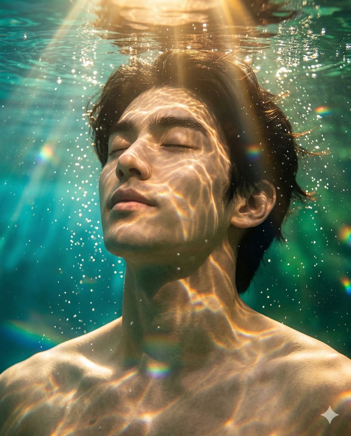 Conceptual Art Prompt | Ethereal Underwater Portrait